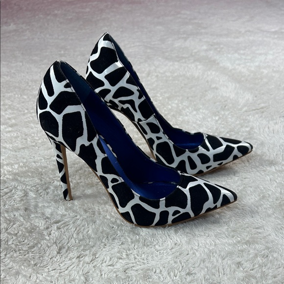 Shoe Republic LA | Shoes | Shoe Republic La White Black Cow Print ...